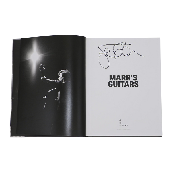 Marr’s Guitars Hardback Book (SIGNED) - US Official | Johnny Marr | US ...