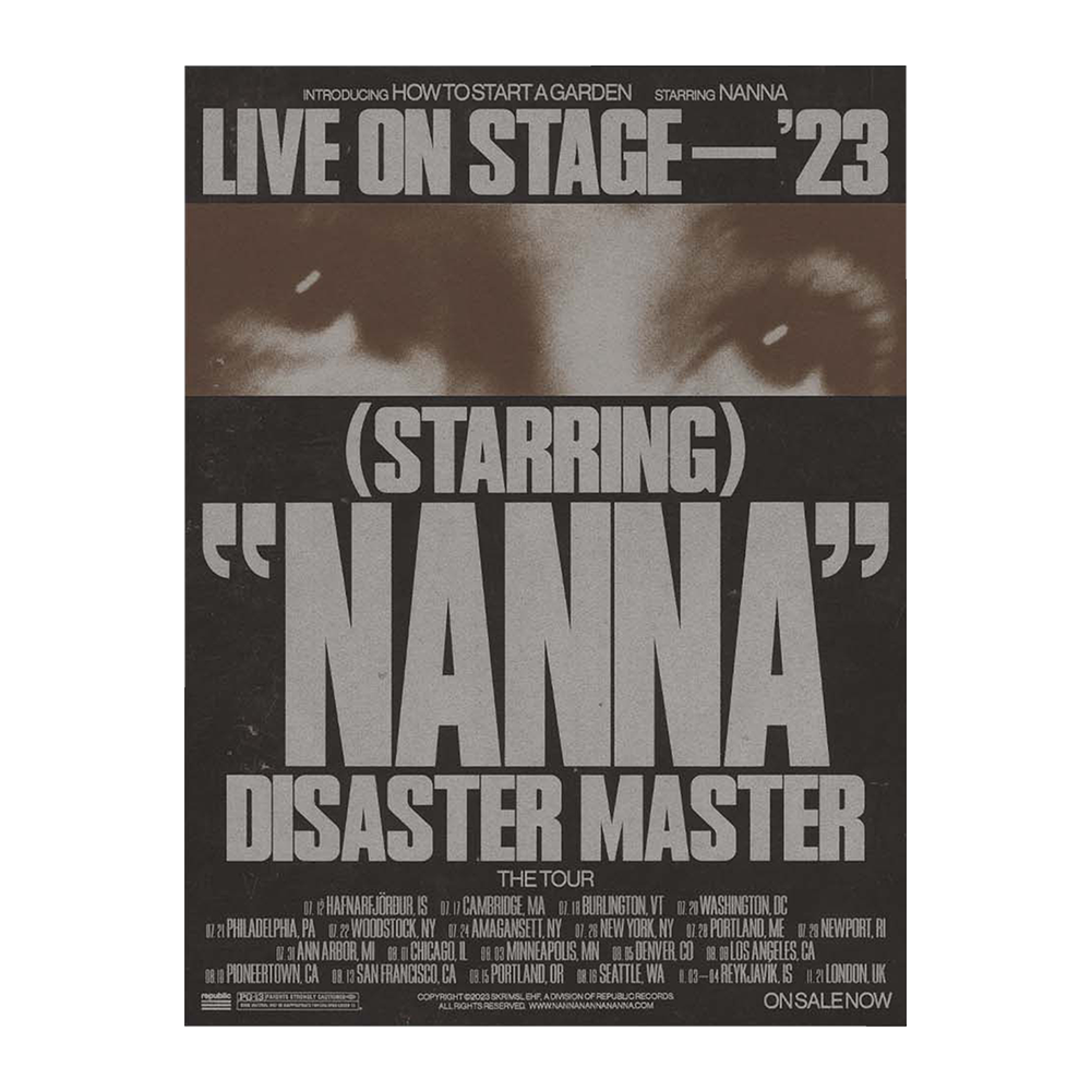 Disaster Master World Tour 2023 Poster | US Official Merch Superstore