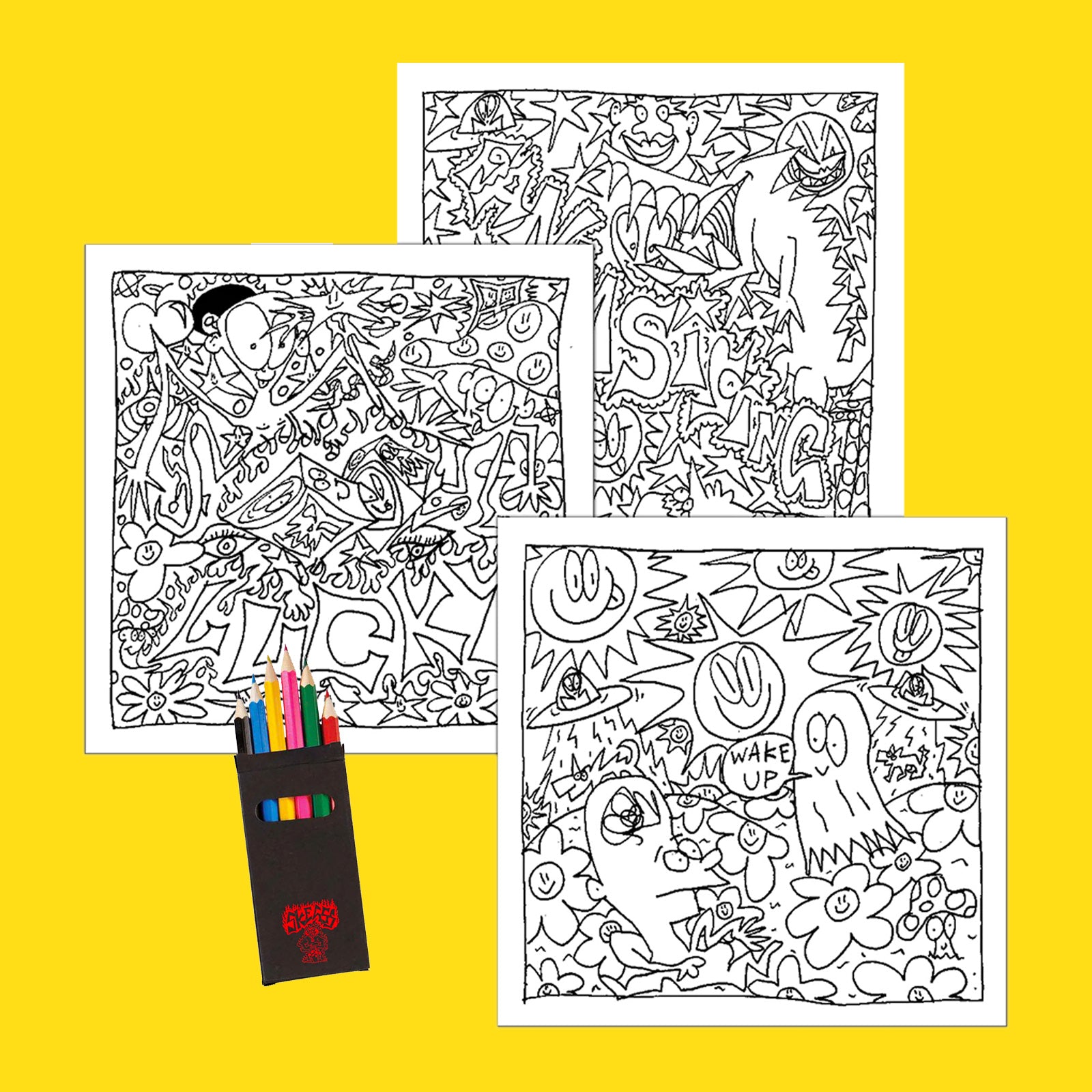 SKEGSS: Rehearsal Coloring Book + Pencil Set - | Skegss | US Official ...